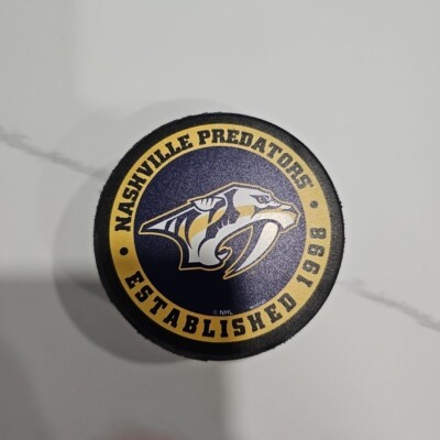 Nashville Predators Printed Hockey Puck Pro Flex Made In Canada | eBay