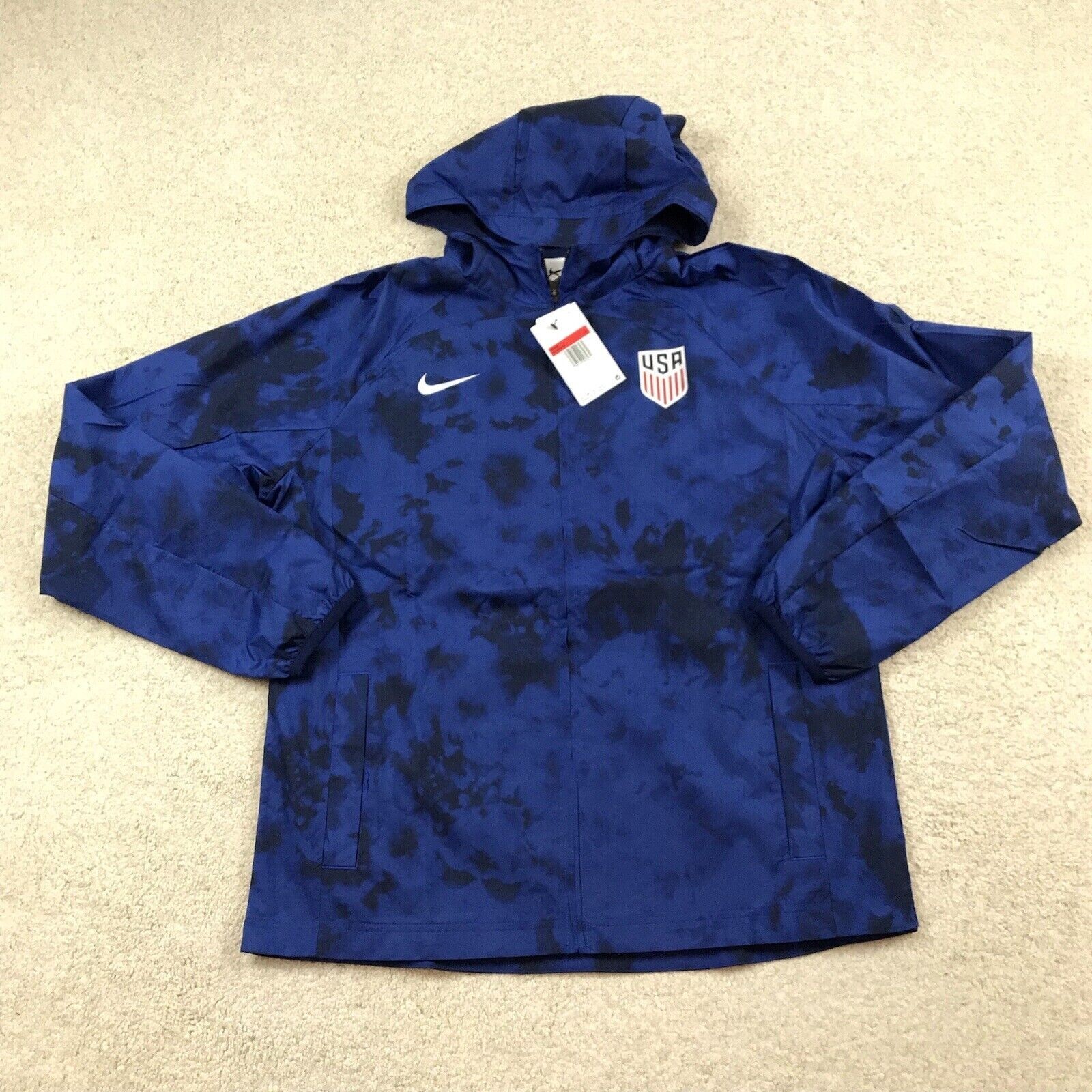 Size Small Nike USA National Team Mens Soccer Windbreaker Jacket DN1084 ...