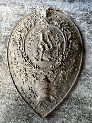 Antique German Musterschutz Cast Iron Wall Shield - 5201 - Samson ...