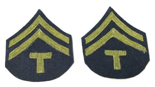 WWII US TECH CORPORAL NCO SLEEVE RANK CHEVRONS | eBay