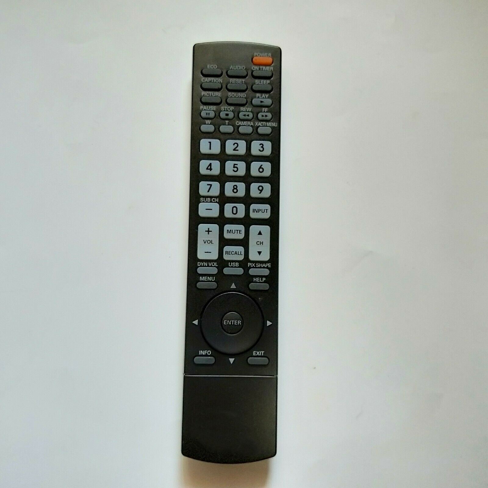 New Remote Control For Sanyo DP32647 DP37649 DP42647 DP50719 LCD HDTV ...