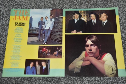 THE JAM large A3 glossy ORIGINAL magazine promo vintage ART poster 2 ...