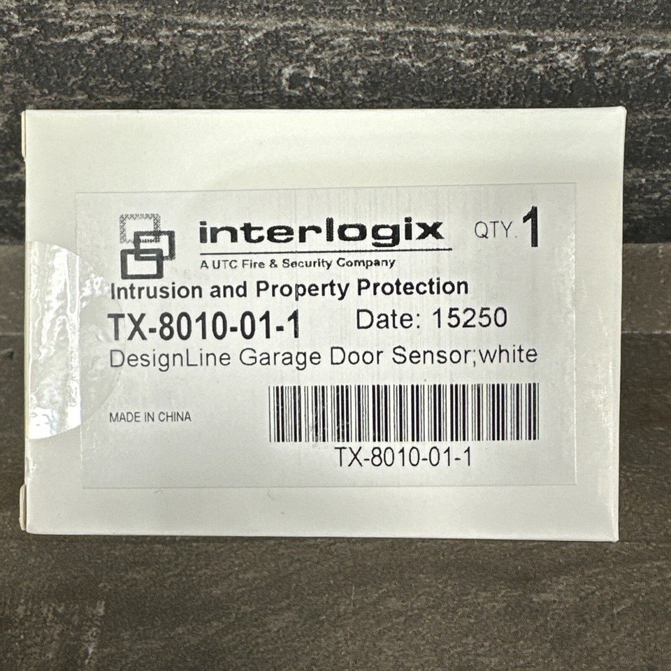 Interlogix DesignLine Garage Door Sensor White TX-8010-01-1 | eBay