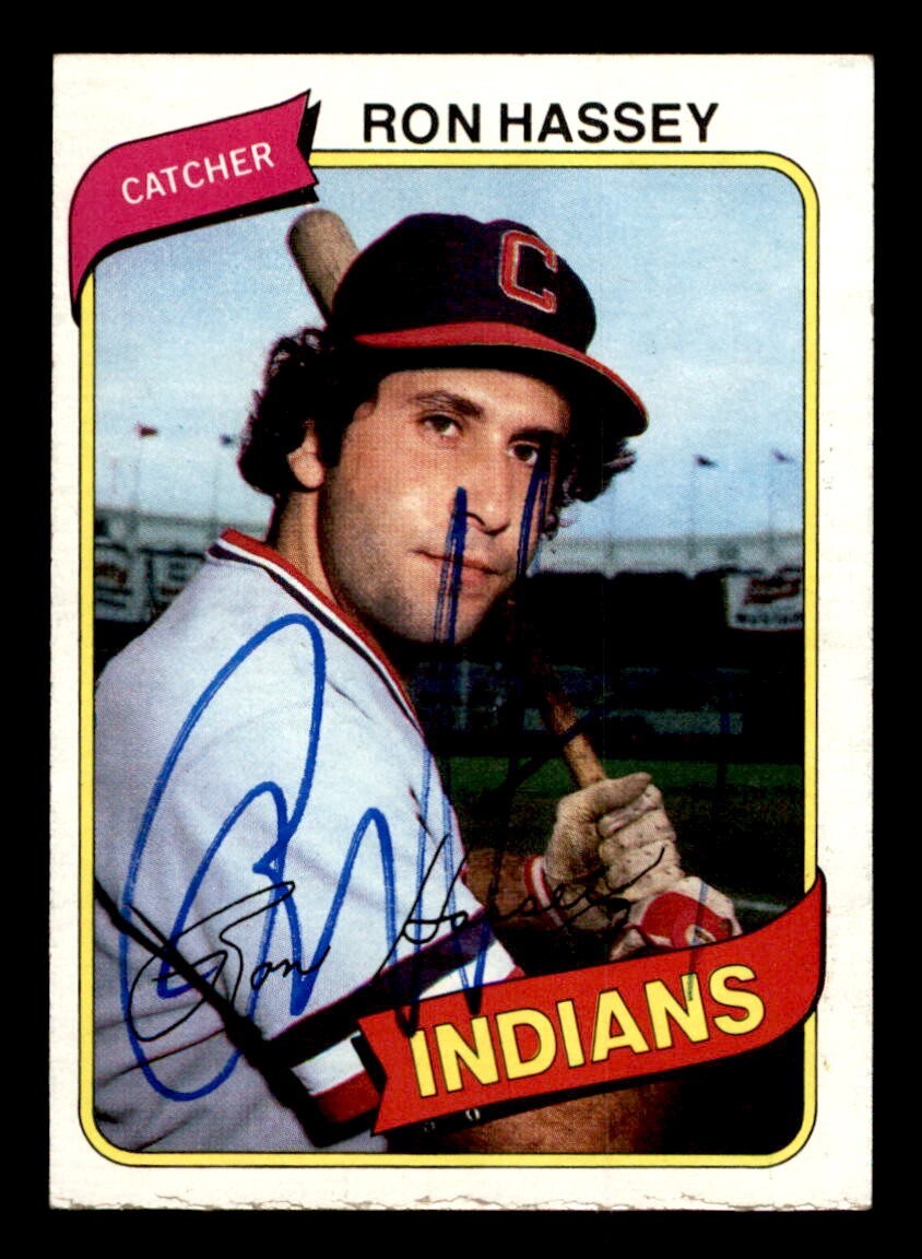 1980 Topps Baseball #222 Ron Hassey Signed Autograph (No COA) | eBay