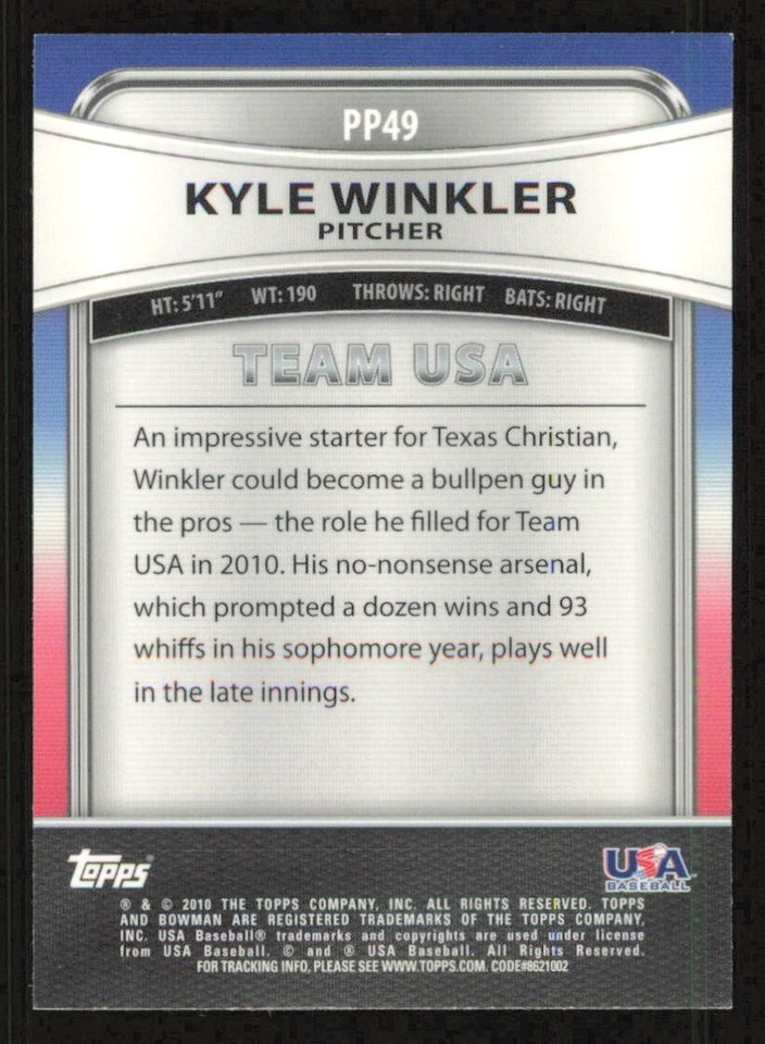 KYLE WINKLER Autograph Baseball card auto ARIZONA DIAMONDBACKS | eBay
