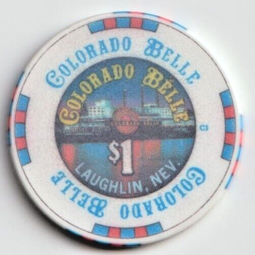 COLORADO BELLE HOTEL CASINO – Laughlin NV - $1 Casino chip - Low ...