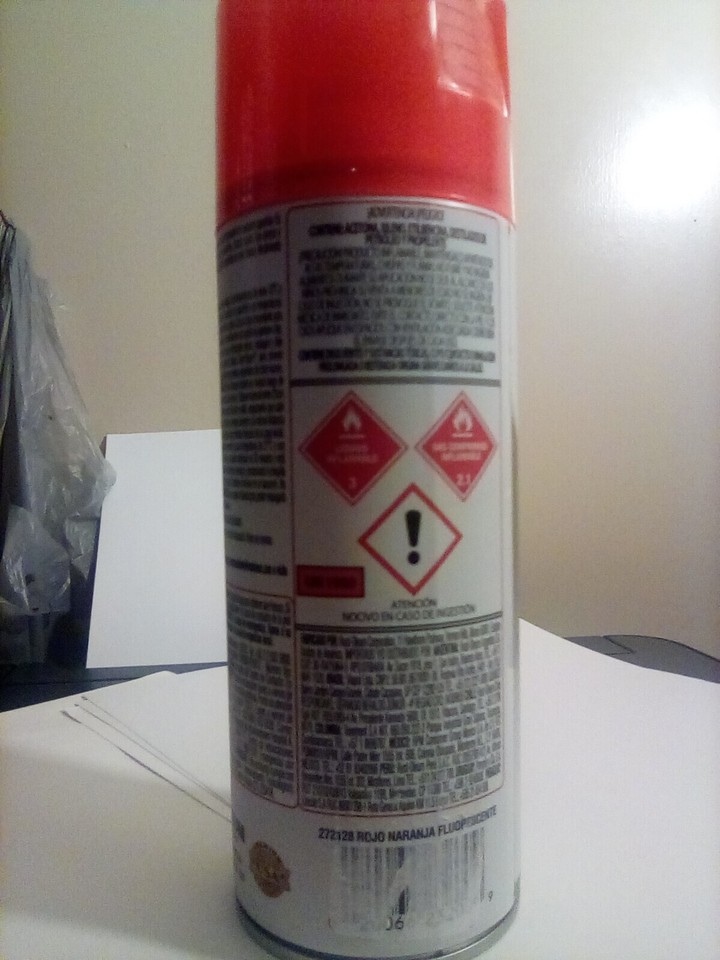 Rust-Oleum Specialty FLUORESCENT Bright Neon RED-ORANGE Spray 11 oz ...