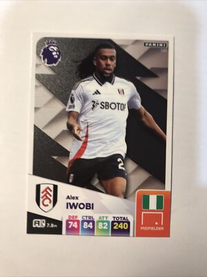 Alex Iwobi Panini ADRENALYN 2025 PL card # 165. New | eBay UK
