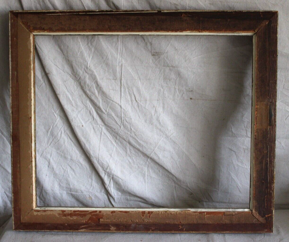 ANTIQUE FITS 20 X 25" PICTURE FRAME GOLD GILT AESTHETIC WOOD VICTORIAN ...