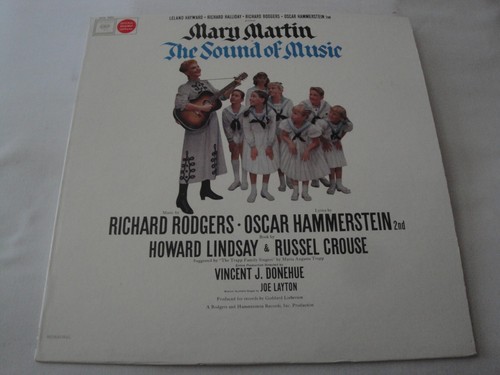 Mary Martin In The Sound Of Music vinyl LP ALBUM COLUMBIA MASTERWORKS ...