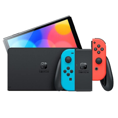 Nintendo Switch OLED Console Neon 45496453596 | eBay