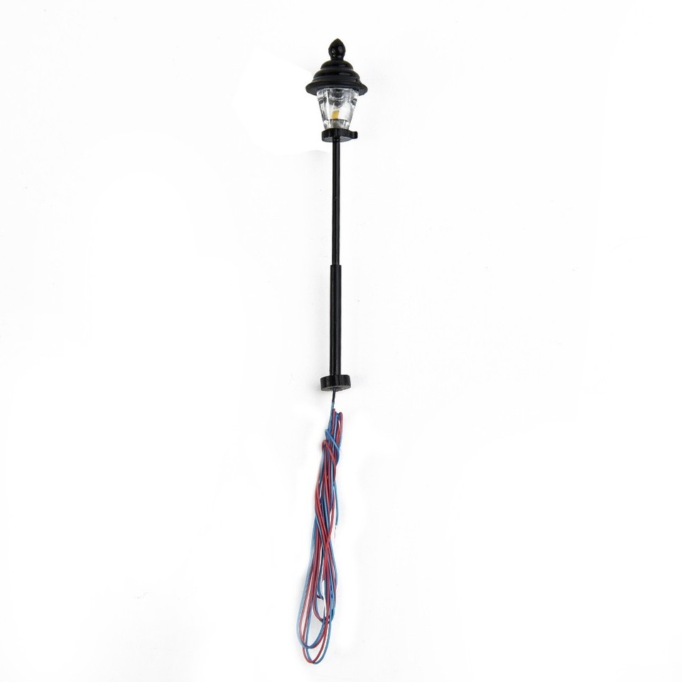 10* Model Railway N Scale Metal Lamp 1:160 Street Light Warm White LED ...