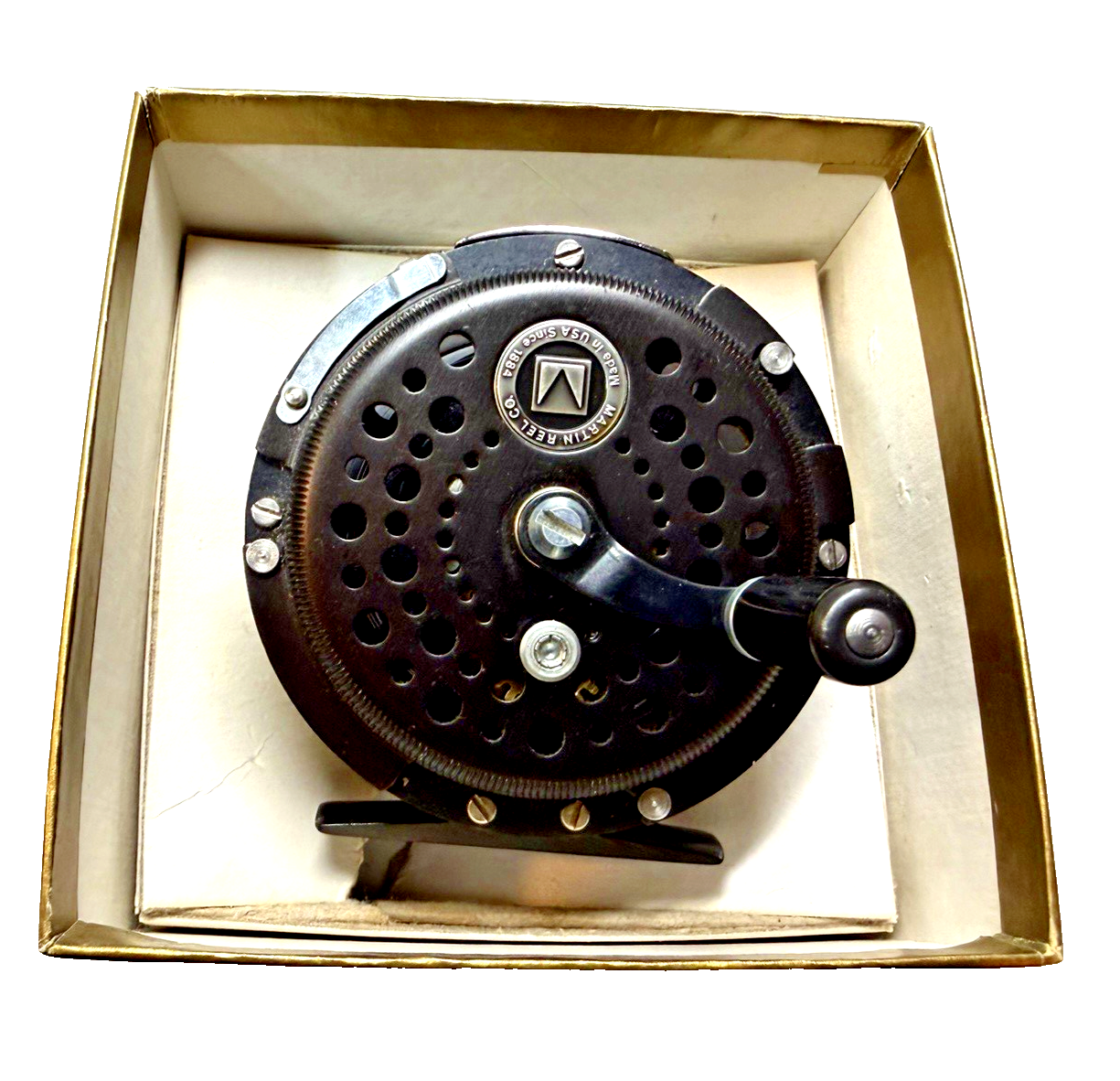 Vintage Martín MM-11 Fly Fishing Reel USA Multiplier 3-1 Rare Dual Pawl ...