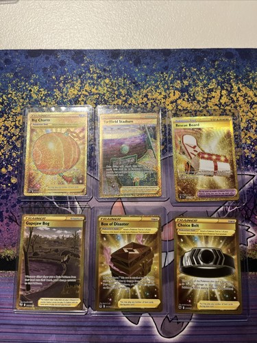 Lot Of 6 Gold Secret Rare Pokemon Cards | eBay