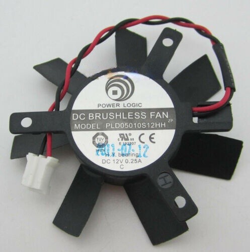 Power Logic PLD05010S12HH Server Frameless 45X45X10mm 2-wire 2-pin card fan | eBay