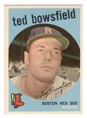 1959 TOPPS, #236 TED BOWSFIELD, BOSTON RED SOX | eBay