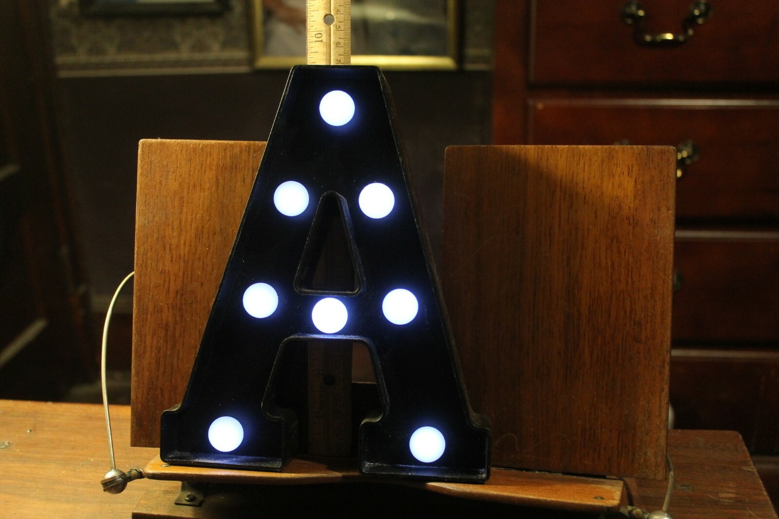 9" Stand Up Lighted Letter "A" | eBay