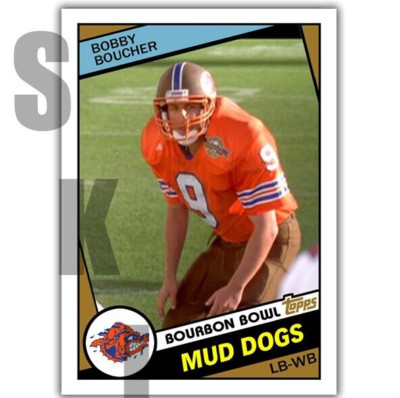 1984 STCC Bobby Boucher Adam Sandler Louisiana State Mud Dogs Waterboy ...