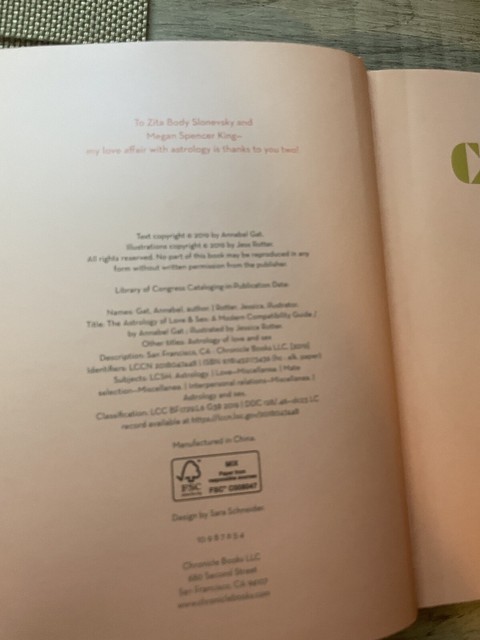 The Astrology of Love and Sex : A Modern Compatibility Guide (Zodiac ...