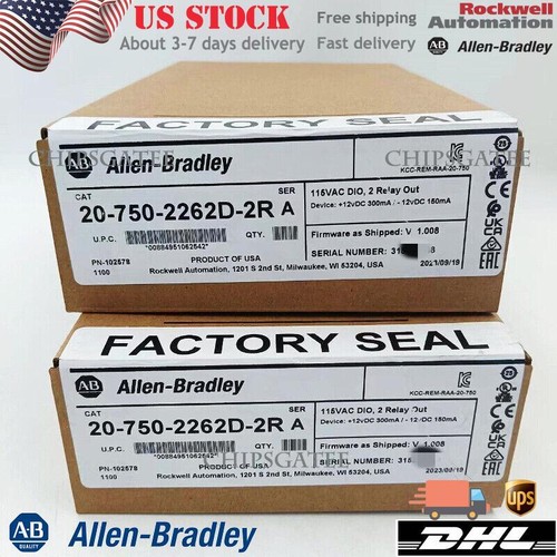 2023 New Sealed Allen Bradley 20-750-2262D-2R /A PowerFlex 750 115V I/O ...