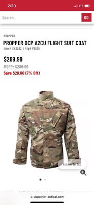 US ARMY Coat Aircrew Combat A2CU OCP size Small Regular New With Tag | eBay