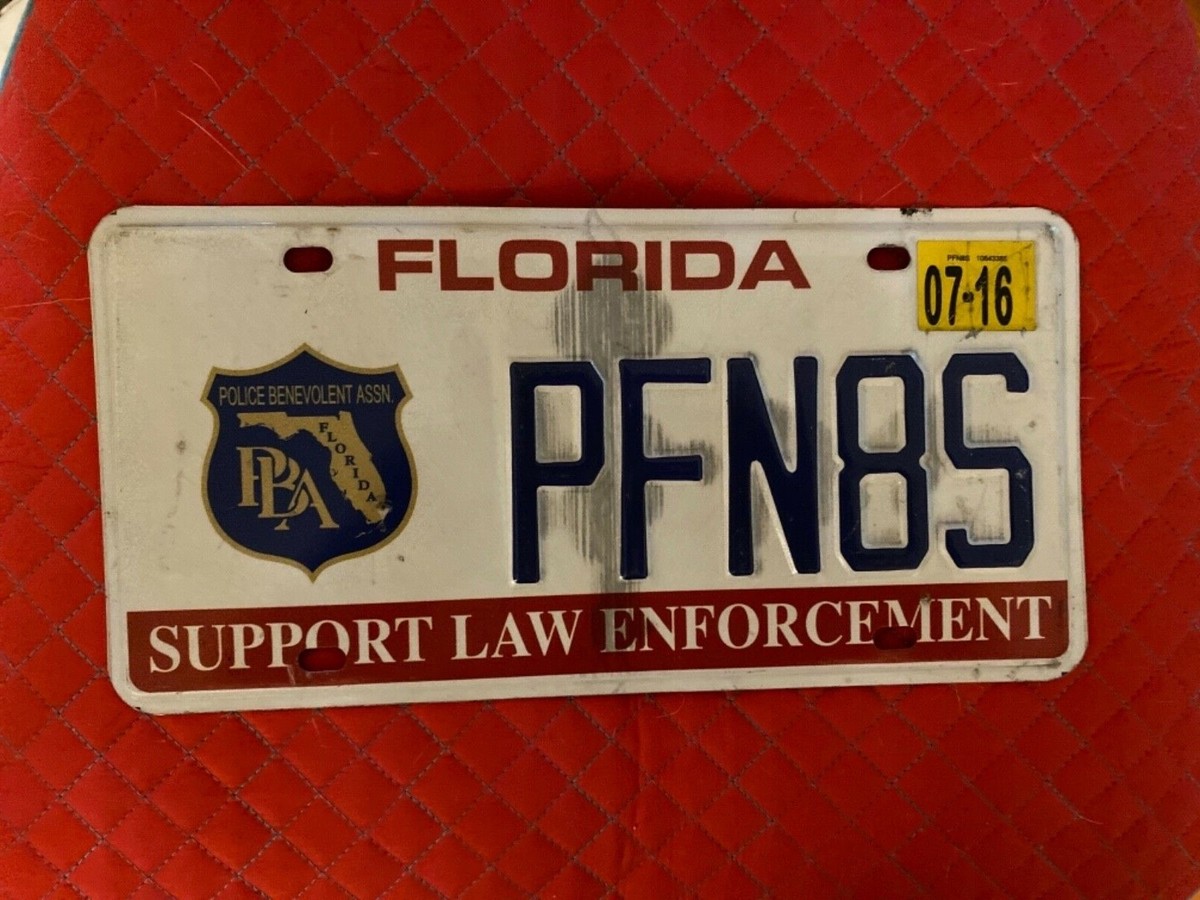 Florida Law Enforcement License Plate