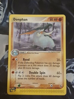 Donphan 17/109 Non Holo Rare - Ex Ruby & Sapphire Pokemon Card - EXC | eBay