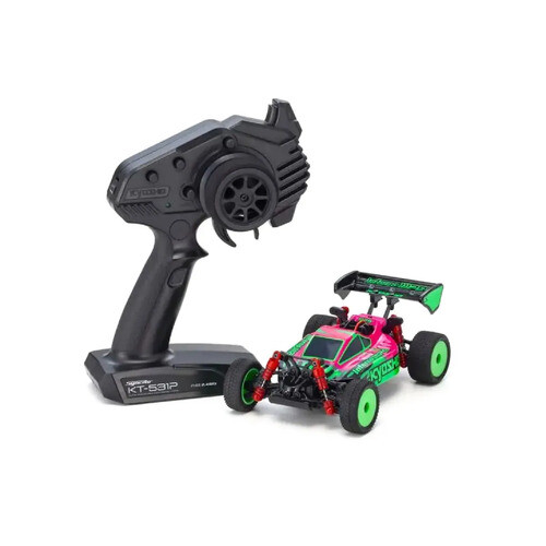 Kyosho MINI-Z Buggy Ready set INFERNO MP9 TKI Pink / Green [32093PGR ...