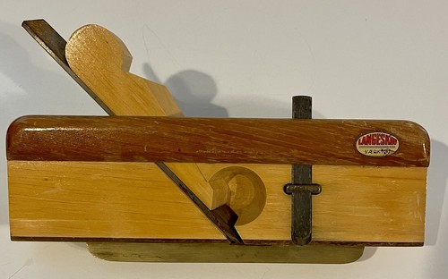 VINTAGE LANGESKOV DENMARK WOOD PLANE | eBay