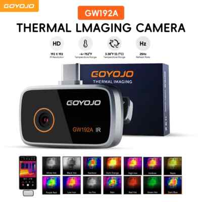 Thermal Imaging Camera For Android IPhone 192x192 IR Resolution 25Hz ...