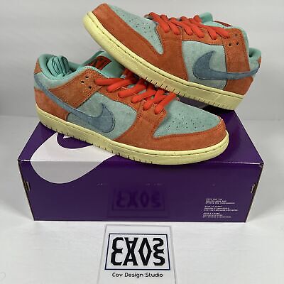 Nike SB Dunk Low Pro PRM Orange Noise Aqua (DV5429-800 Nike SB Dunk Low Pro PRM Orange Noise Aqua (DV5429-800