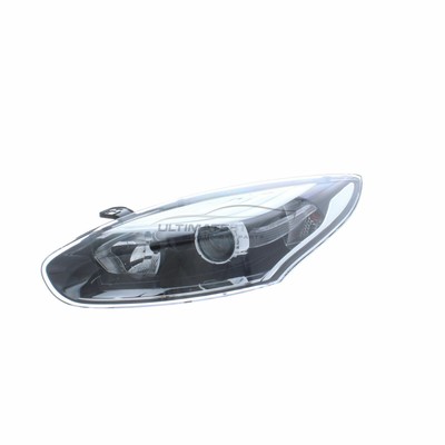 Renault Megane 2014-2017 Black Front Headlight Headlamp N/S Passenger ...