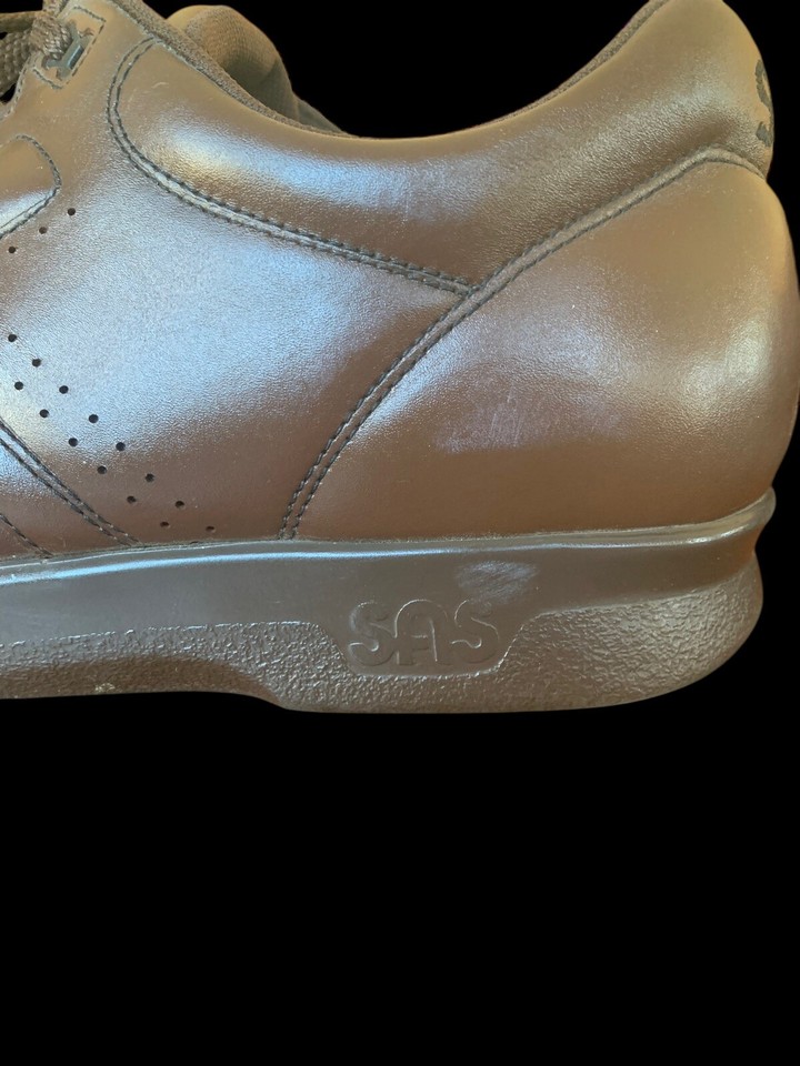 SAS Time Out Antique Walnut Brown Walking Shoes Made USA Men's 12 WW ...