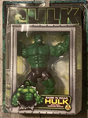 MARVEL COMICS HULK MOVIE RAGE N ROAR HULK TOYBIZ 2003 SEALED | eBay