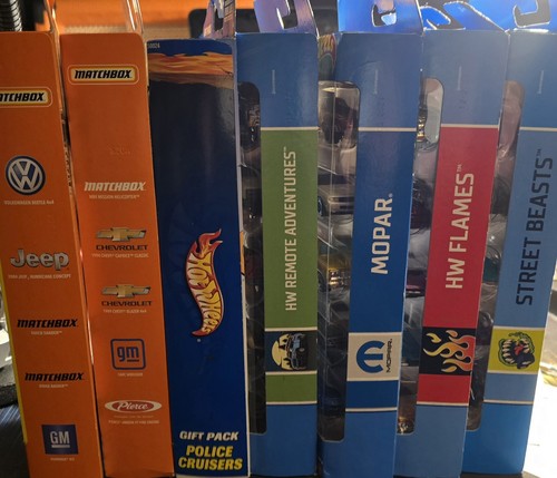 Hot Wheels/Matchbox 5 Pack Lot Of 7! Mopar, Flames, Beasts, And More ...
