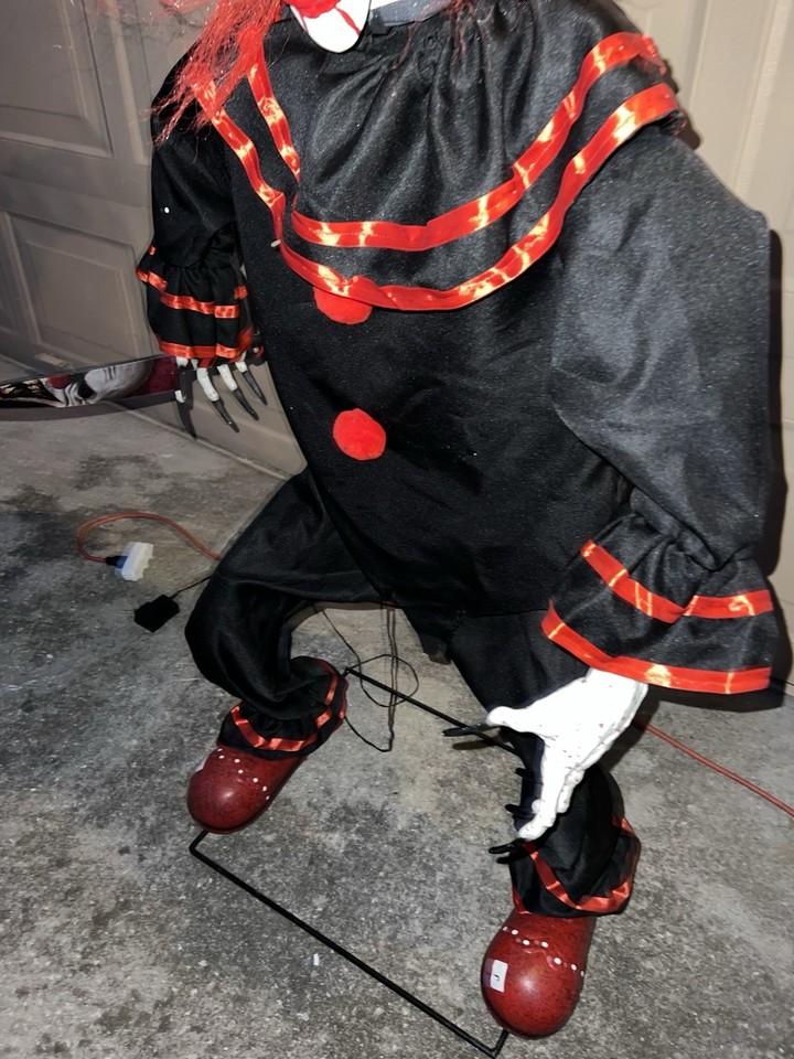 Rare Spirit Young Crouchy Animatronic Halloween Animated Clown W/ Rare ...