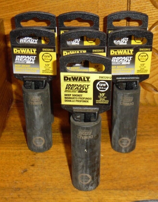 Scuffed New DeWalt Impact Ready Deep Socket 1/2" - 3/4" 15/16" | eBay