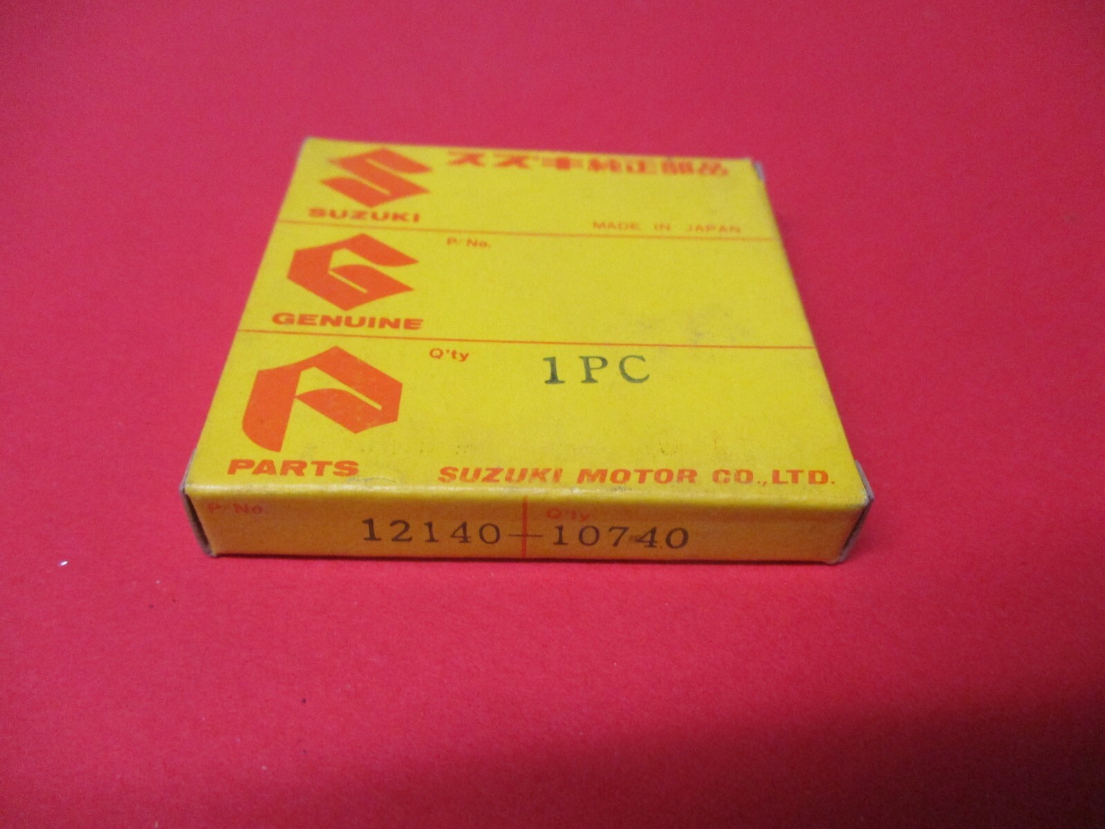 NOS NEW OEM ORIGINAL SUZUKI 1968 150 S32 PISTON RINGS 1.00 12140-09811 ...