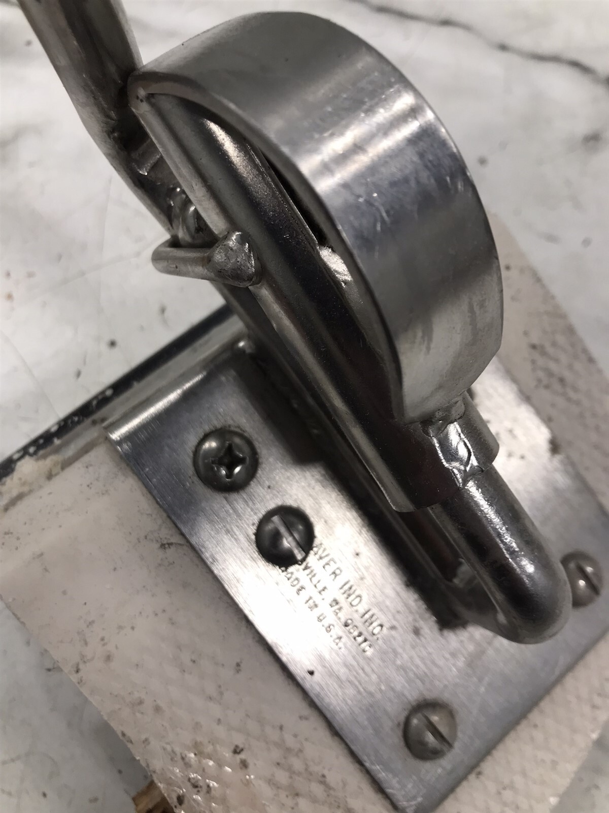 Boat Weaver dinghy tender davits cleats stainless steel | eBay