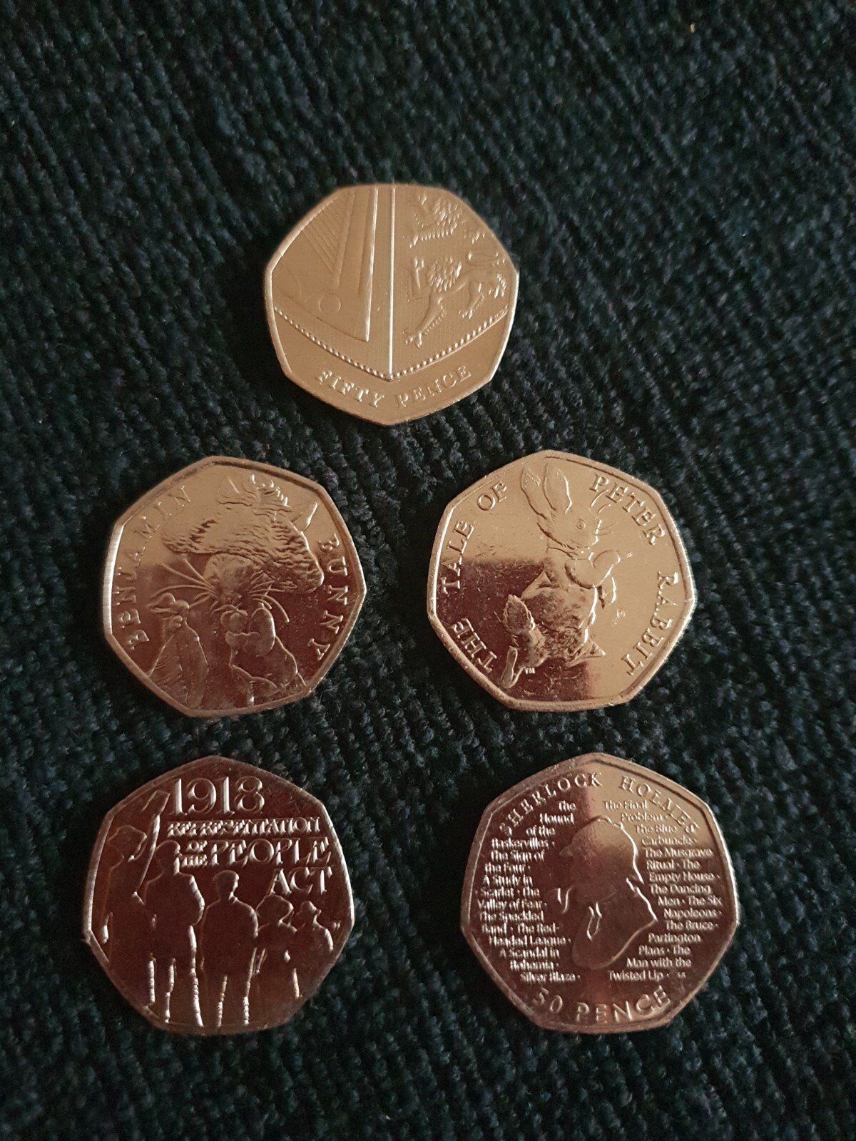 50p coins Many/Variations circulated and un-circulated 1998-2019 Great ...