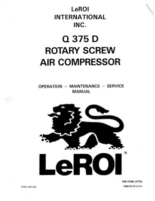 Air Compressors - Leroi Air Compressor
