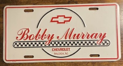 Bobby Murray Chevrolet Dealership Booster License Plate Raleigh North ...