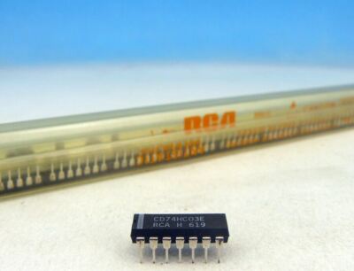 5 x Genuine CD74HC03E by RCA 2-Input NAND-Function Logic Gate 74HC03 ic ...