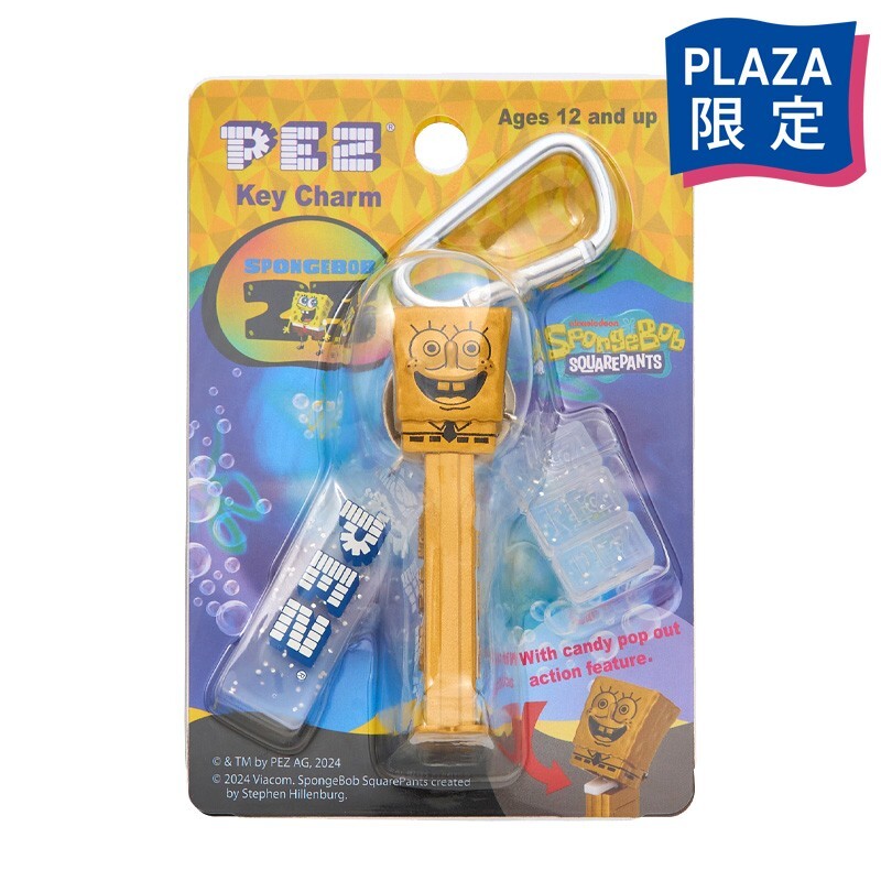 PEZ Gold SpongeBob Key Charm Carabiner 25th Anniversary /JAPAN | eBay