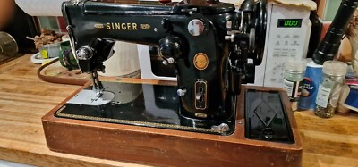 Singer 306k sewing machine. Amazing Condition For 1954. 15 Patter Discs ...