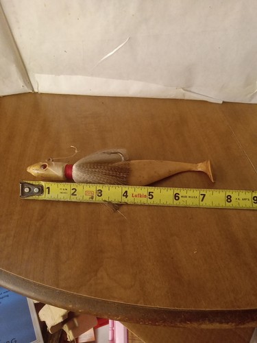 Handmade Large Muskie Fishing Lure Metal And Plastic 7 1/2" Long | eBay
