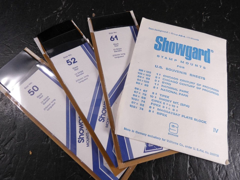 NobleSpirit Useful Stamp Scott Mount Supply Lot w Mount Cutter ...