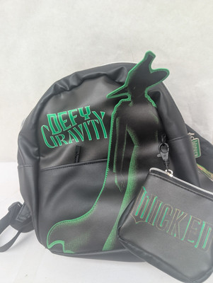 Wicked The Movie Faux Leather Mini Backpack BONUS Wallet Coin Purse ...
