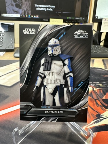 2024 Topps Chrome Black Star Wars Captain Rex Base Card | eBay