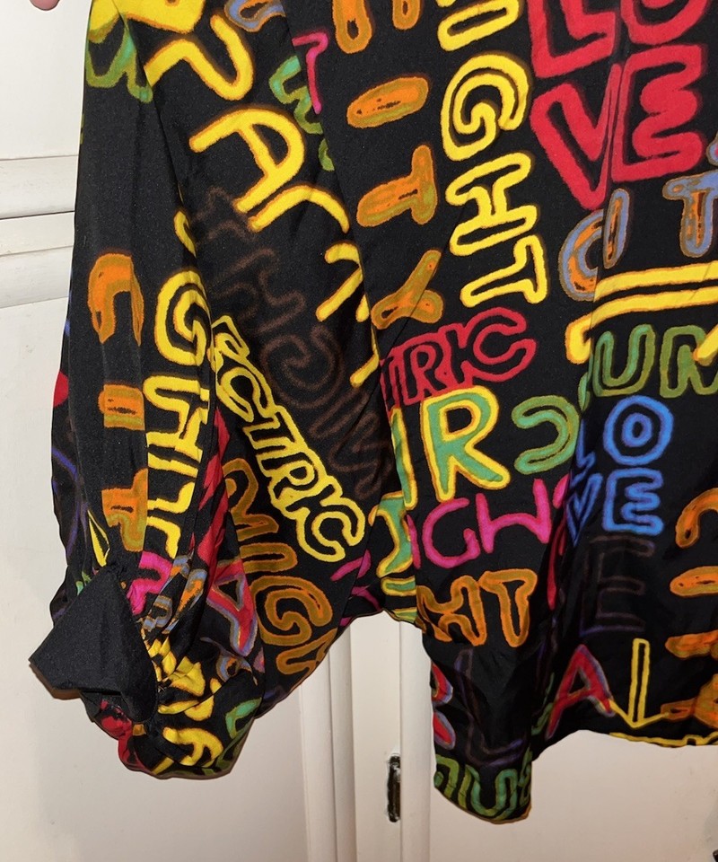 Live For Truth Wearable Art Colorful Shirt Blouse Size Small Abstract ...
